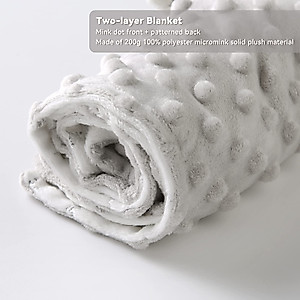 Truwelby Baby Security Blanket, 16 inch Ultra Soft Minky Dot Fabric Sweet Loveys for Babies, Baby Blanket with Stuffed Animals, Animal Blanket Baby Cuddle Blanket Baby Gifts for Boys and Girls