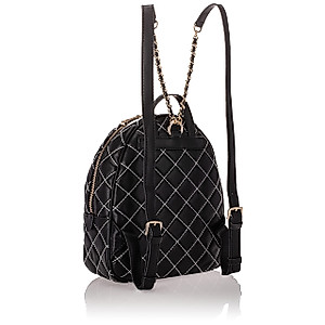 GUESS womens Cessily Backpack, Black Multi, one size US
