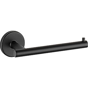 DELTA FAUCET 75950-BL Trinsic Toilet Paper Holder, 3.31 x 6.97 x 1.1 Inches, Matte Black