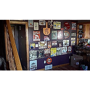 Rosefinch Stone Retro Funny Metal Sign Sheet Signs Tin Sign,Dart board, pin girl outdoor Home Wall Decoration, size:8 x 12