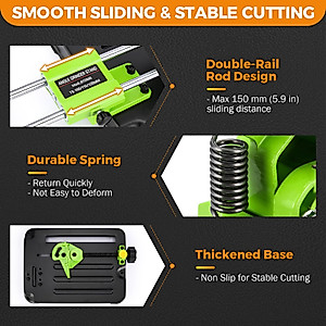 BEAMNOVA Upgraded Angle Grinder Stand Universal Fixed Grinder Holder Sliding Handle Bracket Adjustable 45 Degree Clamp with Protective Cover