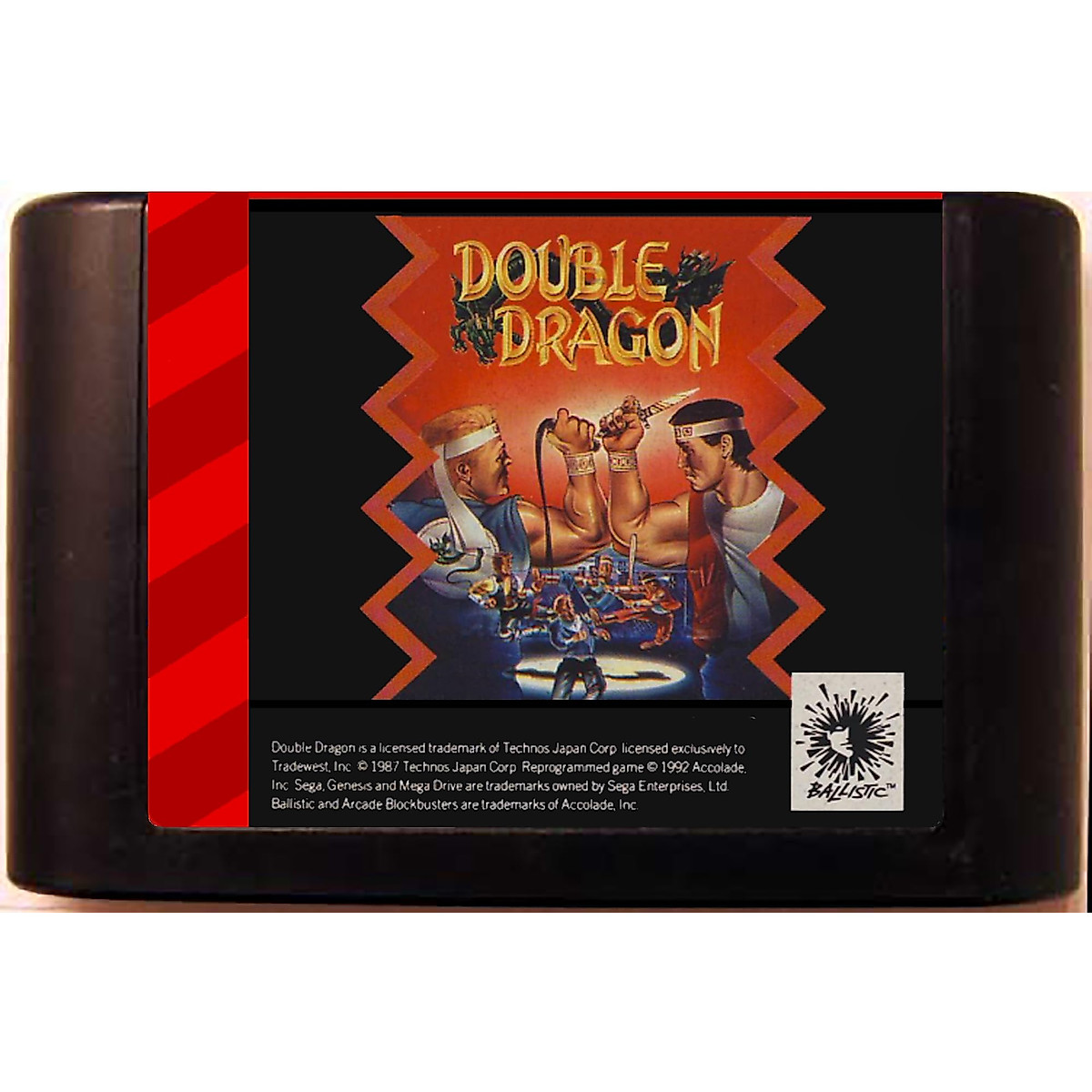 Double Dragon (Sega Genesis) - Reproduction Video Game Cartridge