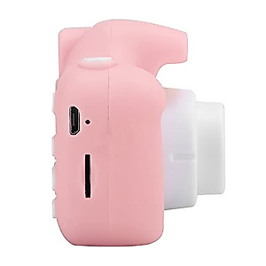 Children Digital Camera, HD Cartoon Digital Video Camera Toy, Camera for Kids with Multiple Cartoon Photo Frames, Supporting Taking Photos, Recording Videos, and DIY Photos(Pink)