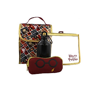 Harry Potter Girls Boys Teen 5 piece Backpack and Snack Bag School Set