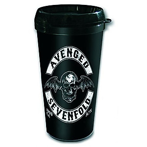 Avenged Sevenfold Death Bat Crest A7x Travel Mug Black