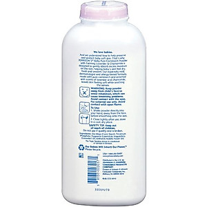 Johnson's Baby Naturally Derived Cornstarch Baby Powder with Aloe and Vitamin E for Delicate Skin, Hypoallergenic and Free of Parabens, Phthalates, and Dyes for Gentle Baby Skin Care, 1.5 oz