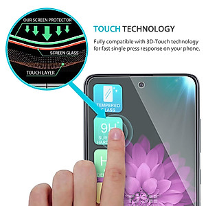 TJS Compatible with Samsung Galaxy A71 5G Case, with Tempered Glass Screen Protector, Metal Ring Magnetic Support Kickstand Heavy Duty Drop Protector Phone Case (Green)