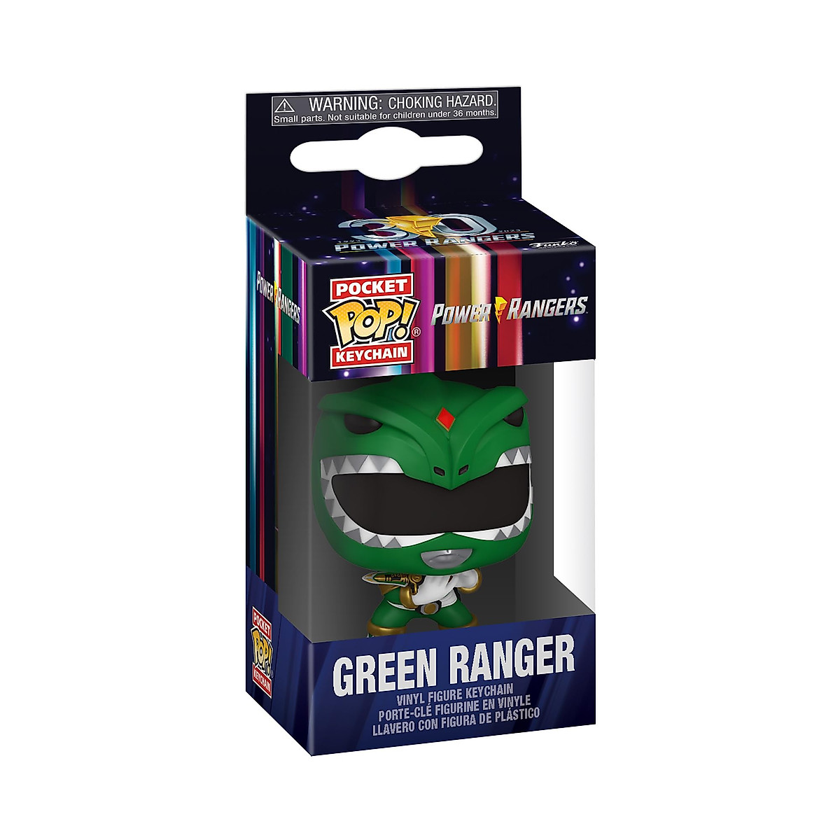 Funko Pop! Keychain: Mighty Morphin Power Rangers 30th Anniversary - Green Ranger
