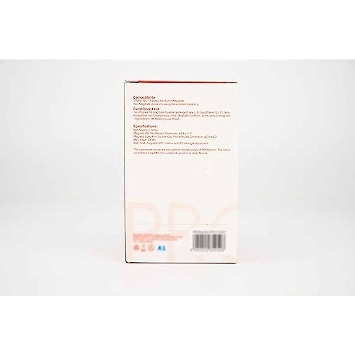 PROfezzion Suction Cup & Vent Clip Combo Magnetic Phone Holder Compatible with MagSafe on Car Windshield, Dash or Vent for iPhone 15 14 13 12 Pro Max Plus, Mag-Safe Case & All Phones [Aluminum Rod]