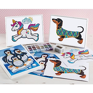 Sequin Art Purple Tiger Lily, Sparkling Arts and Crafts Kit; Creative Crafts for Adults and Kids