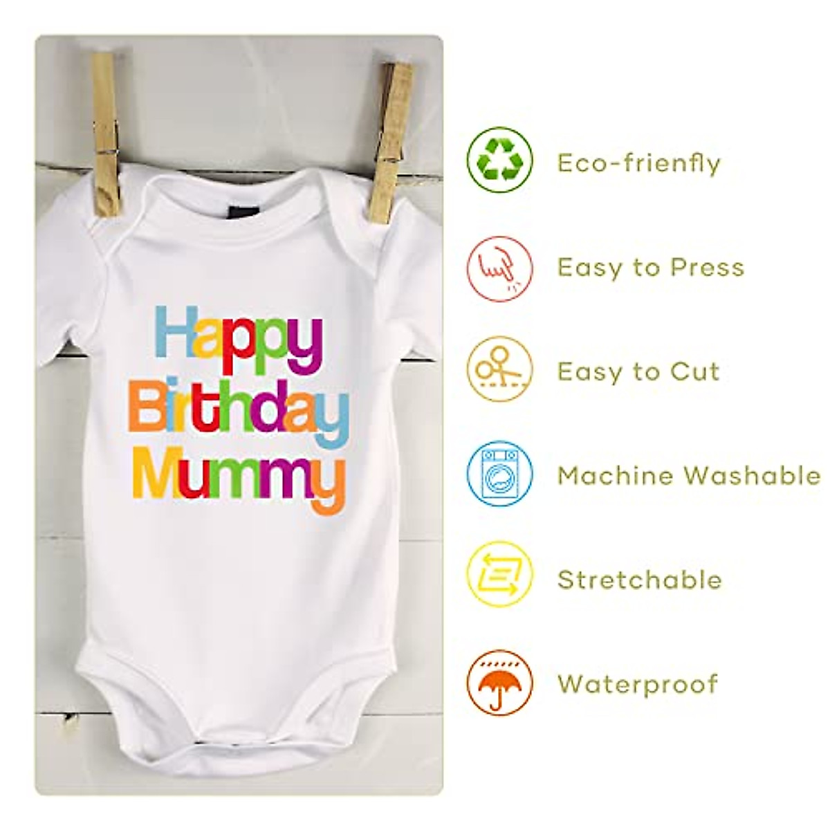 HTVRONT Black HTV Heat Transfer Vinyl Bundle: 20 Pack 12" x 10" Black Iron on Vinyl for T-Shirt, Black Heat Transfer Vinyl for Cricut, Silhouette Cameo or Heat Press Machine