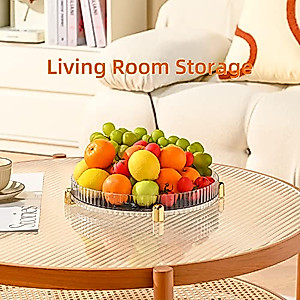 360 Roating Makeup Vanity Countertop Organizer, Spinning Base Organizer for Spices, Decoratice Rack Trays for Kitchen, Cosmetic, Perfume Storage