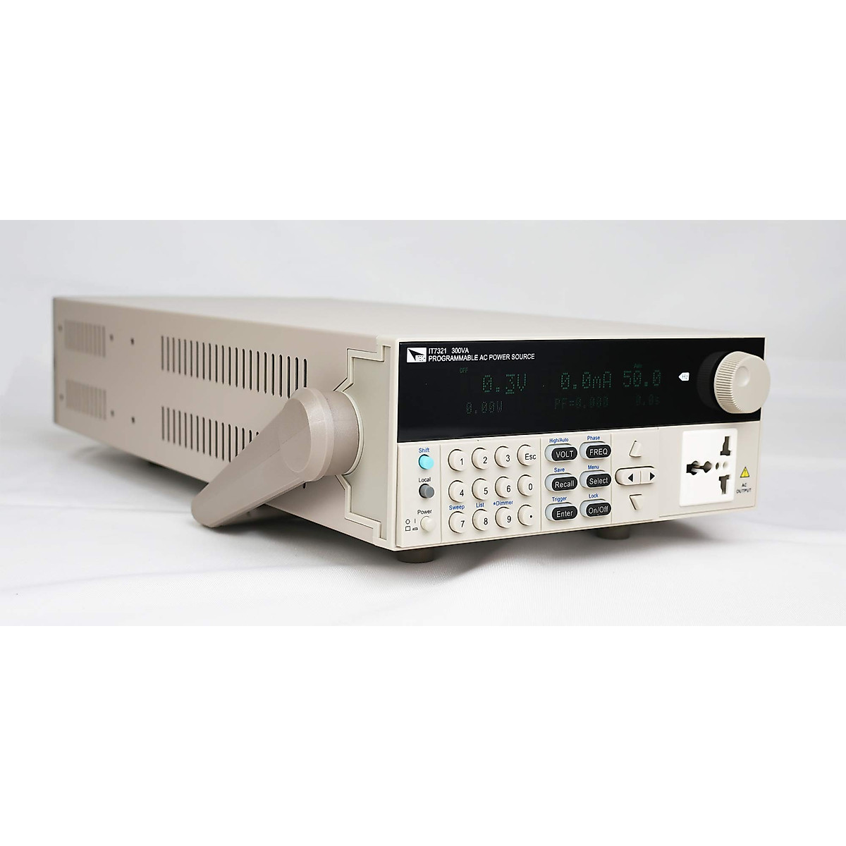 ITECH AC Power Supply 300V/3A/300VA Programmable Bench Adjustable Single-Phase AC Power Source with Linear Amplification Technology Variable Frequency IT7321
