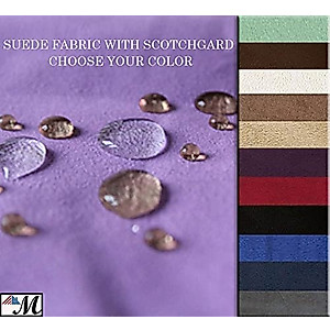 Microsuede Suede Fabric 58" Width (1 Yard, 36"x58") (Cut Separately by Prime) Black