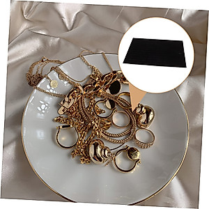 COLLBATH 5pcs Pad Ring Jewelry Sponge Foam Organizer Holder Earring Organization Mat Rings Liner Brooch -slot Trinket Supply for Shop Display Insert Storage Trays Home Showcase Pads