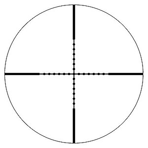 DB TAC INC 4X32 Compact Scope with Mil-Dot Reticle and 1" Picatinny Scope Rings