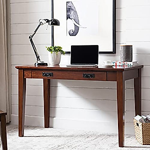 Leick Boulder Creek Mission Laptop/Writing Desk, Mission Oak, FURNITURE (82400)