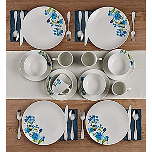 Studio Nova Painted Wildflowers 16-Piece Dinnerware Set, Service for 4