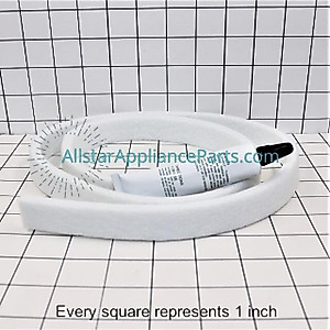 WE09X10014 Dryer Lower Felt Seal with Adhesive
