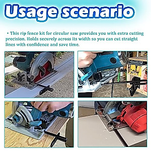 49-22-4146 Rip Fence for Milwaukee 6405-6, 6390-20, 6390-21, 6394-21, and 6460 Circular Saws