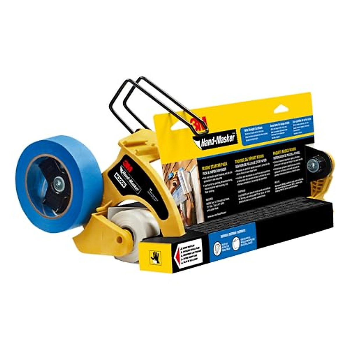 3M™ Hand-Masker™ Pre-Loaded Dispensers, Masking Film Tape Kit