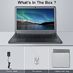 EVRAIN Windows 10 Mini Laptop, Intel Celeron N4020, 6GB RAM, 64GB Storage, 11.6" HD Anti-Glare Display, Windows 10 Laptop, Learning Laptop, Office Laptop for Men and Women