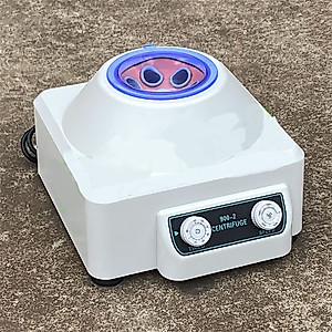 Electric Centrifuge Machine 6x20ml, 900-2 Portable Lab Benchtop Centrifuge 4000rpm, PRP Centrifuge with Timer 60min Low Speed Regulation