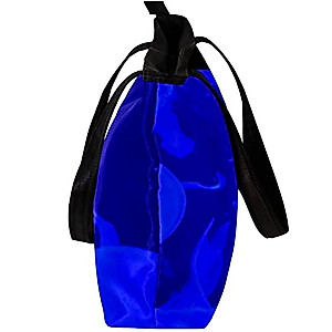 Tote Bag Women Satchel Bag Handbag Stylish Tote Handbag for Women Hobo Bag Fashion Crossbody Bag, Blue Jellyfish Sea Animal