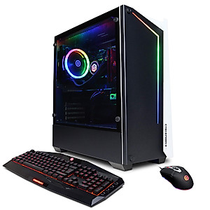 CyberpowerPC Gamer Supreme Liquid Cool SLC10300V4 (Desktop, Intel Core i7-10700K 3.8GHz CPU, NVIDIA GeForce RTX 3070 8GB, 16GB DDR4, 500GB PCI-E NVMe SSD, 1TB HDD, WiFi Ready, Win10 Home, Black)