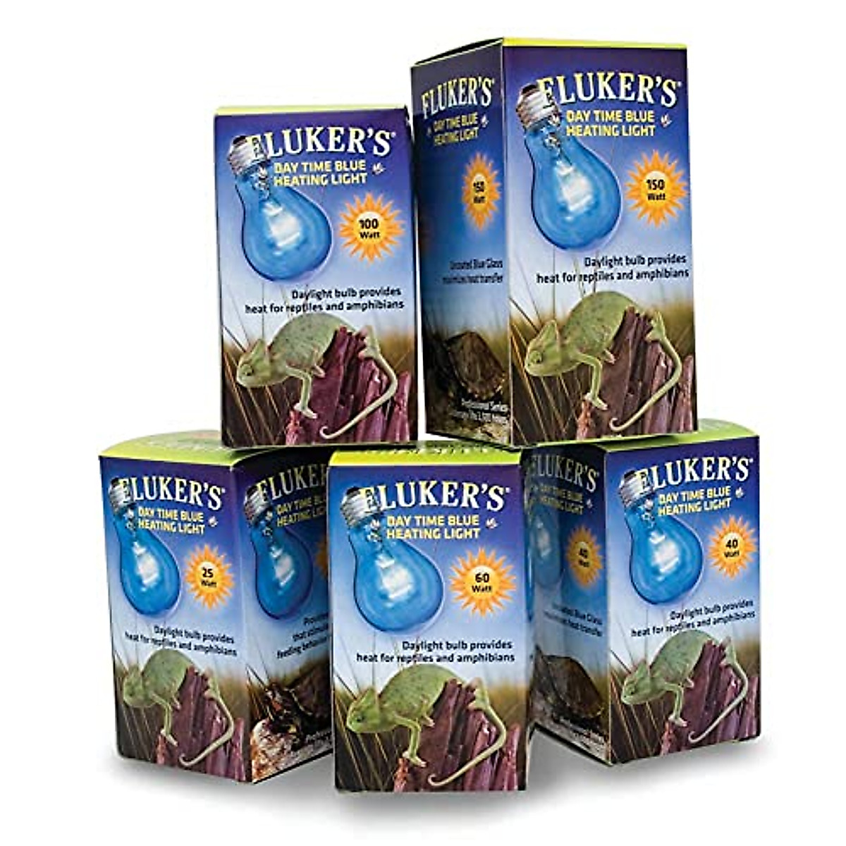 Fluker's Reptile Incandescent Daylight Bulb for Pet Habitat Blue 25W - Includes Attached DBDPet Pro-Tip Guide