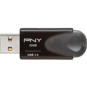 Generic PNY 32GB USB 3.0 Flash Drive Turbo Attaché 4 (Bulk 5 Pack) Works with Computer (P-FD32GTBAT4-GE) Bundle with (2) Everything But Stromboli Lanyards