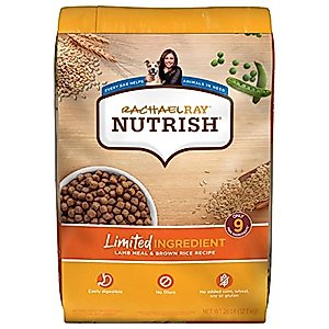 Rachael Ray Nutrish Limited Ingredient Diet Lamb Meal & Brown Rice Recipe, 28 Pound Bag