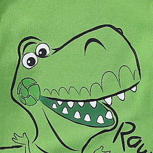 Disney Toy Story Woody, Buzz Lightyear and Rex Boys 3 Pack Bodysuit Creeper for Newborn and Infant