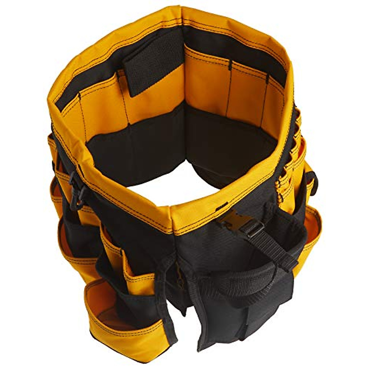 Custom Leathercraft4122 In & Out Bucket, 61 Pocket, Black/Yellow