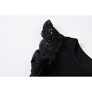 Yatong Baby Girls Bodysuit Baby Romper (18-24 Months, Black)