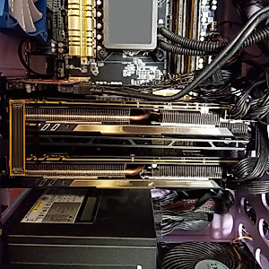 GELRHONR SLI Bridge 2 Way,10cm 26pin Flexible Graphic Card PCI-e Connection Cable for Dual Nvidia GPUs Graphic Card Crossfire Interconnect - N Card