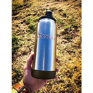 Acemoo Silicone Boot Sleeve for Yeti Rambler 36 oz, Safer Protection for Yeti Water Bottle 36 oz - Dishwasher Safe