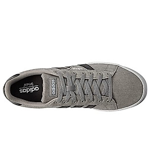 adidas Men's Daily 3.0 Skate Shoe, Dove Grey/Core Black/Cloud White, 12