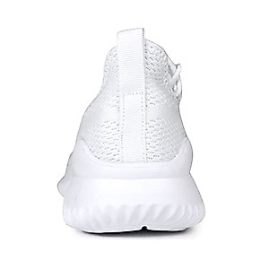 Akk White Sneakers for Women Walking Shoes Womens Comfy Tennis Memory Foam Gym Workout Athletic Nursing Running Work Shoes Size 7