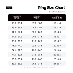 Vermil Classic Ivory Thumb Ring (24x27 mm)