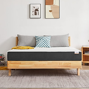 OUUI Queen Size Mattress, 5 Inch Queen Gel Memory Foam Mattress for Cool Sleep & Pressure Relief Breathable Cover Medium Firm Mattress in a Box, White, CertiPUR-US Certified