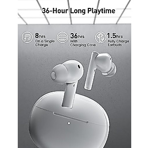Gsoemon Active Noise Cancelling Earbuds, True Wireless Earbuds IPX5 Waterproof 36 Hours Rich Bass, aptX Superior Sound Qualcomn QCC 3040, CVC 8.0 Noise-Cancelling Mics for Calls
