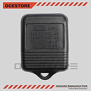 OCESTORE 2 Set Key Fob Case CWTWB1U212 Car Key Fob Keyless Entry Remote Replacement Compatible with CWTWB1U331 GQ43VT11T CWTWB1U345 (4 Button Just only Case)