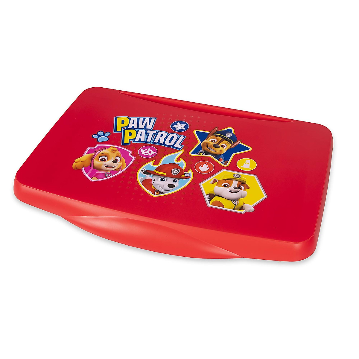 Paw Patrol Kids Lap Desk with Storage - Folding Lid and Collapsible Design - Portable for Travel or use in Bed at Home - Great for Writing, Reading or Other School Activities