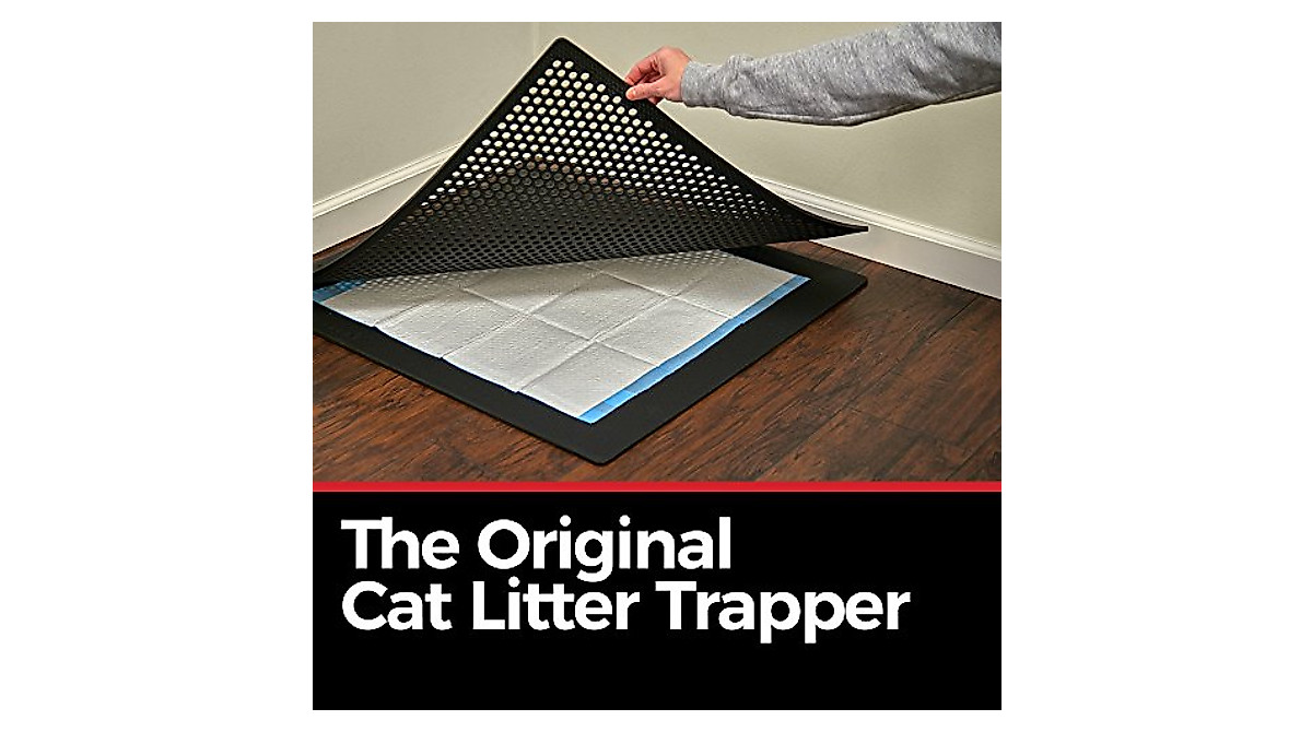 iPrimio Jumbo Cat Litter Mat - Traps Mess Effortlessly