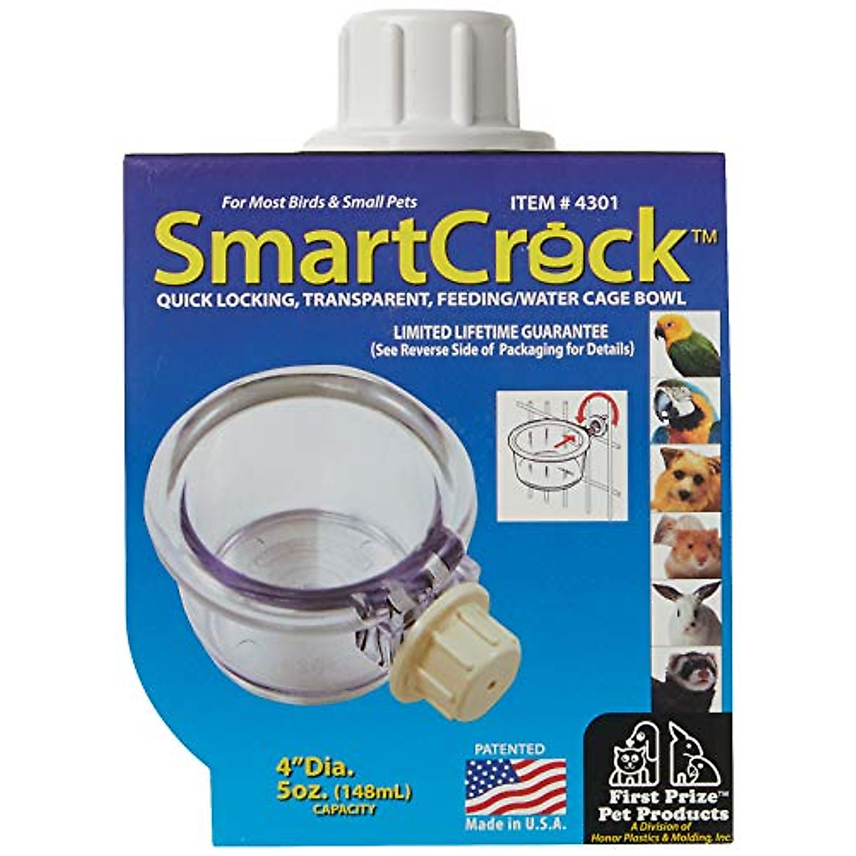 SmartCrock Mini 4" Dia., 5 oz.(148mL) Clear