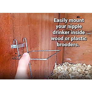 Wire Bracket for Small Animal Drinking Bottle (32 oz/1 Liter)