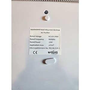 ALL-IN-ONE Wall-Mount/Desktop/Bedroom Air Purifier with HEPA Carbon Cold-Catalyst & UVC