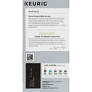 Bigelow Earl Grey Black Tea Keurig K-Cups, 24 Count Box (Pack of 1), Caffeinated 24 K-Cup Pods Total