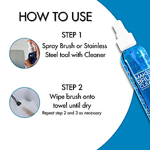 Cinema Secrets Professional Makeup Brush Cleaner Spray, 6 fl oz, Vanilla